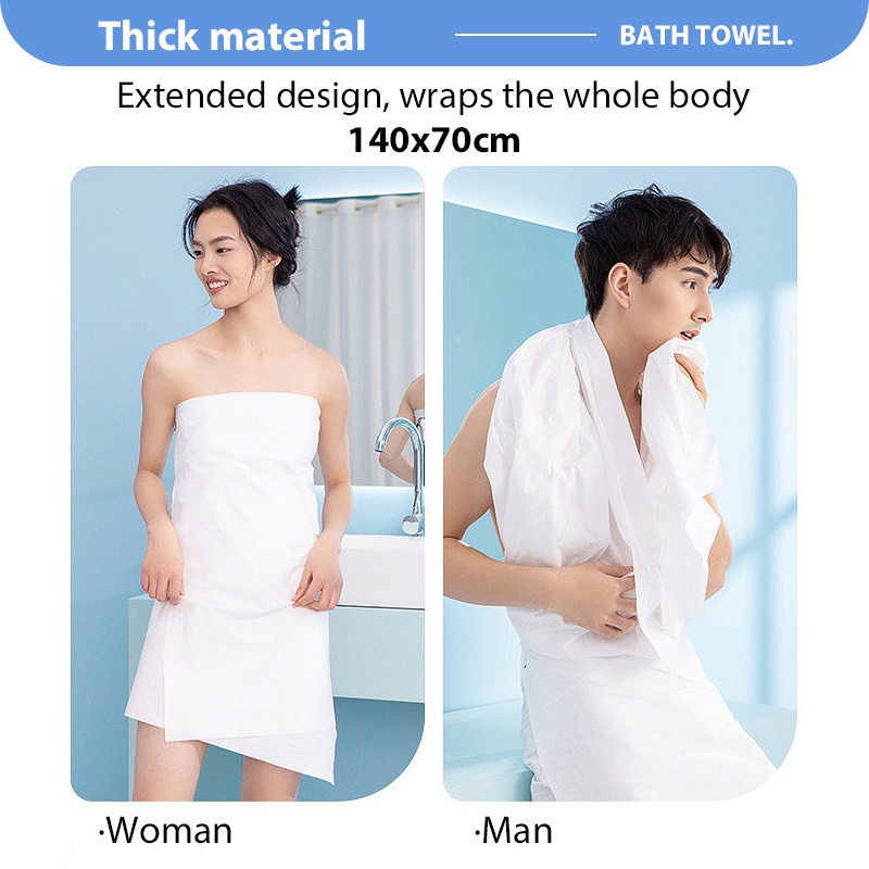 Buy 1 Get 1 Free 70*120CM thick disposable towel Clean and hygienic ...