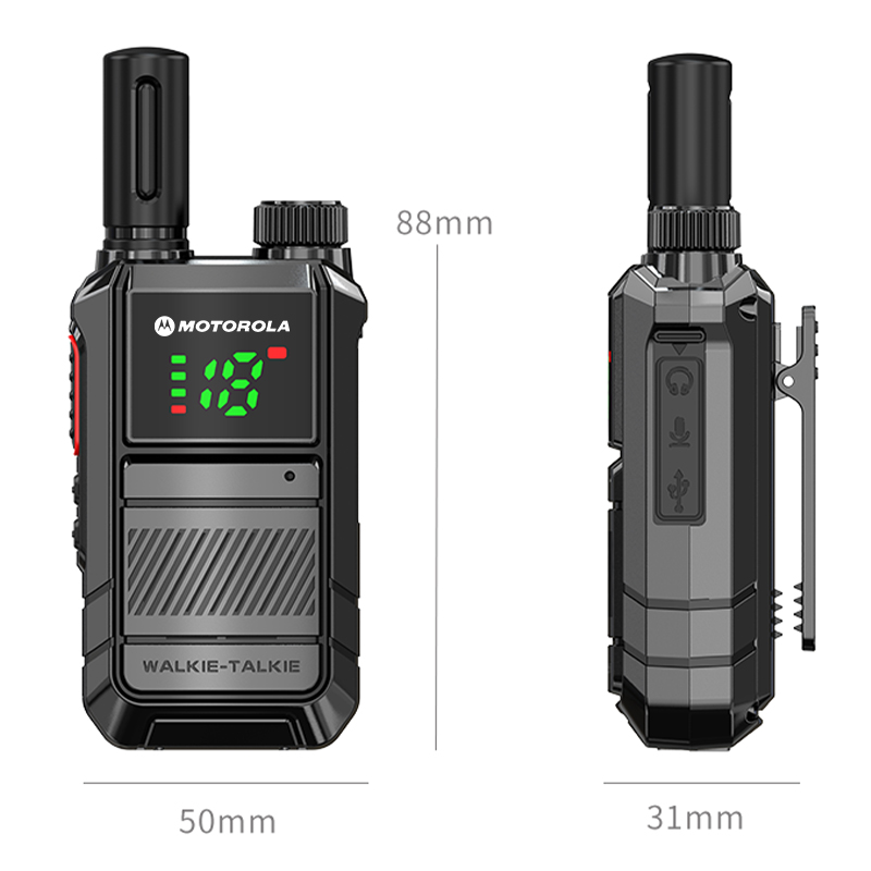 Motorola GP308 Sets of 2 Two Way Radio Walkie Talkie Long Range 5W UHF ...