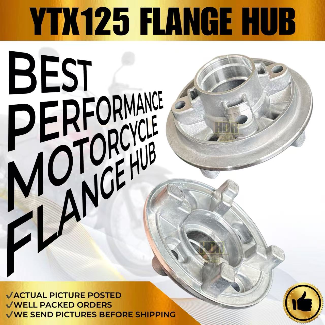 FLANGE HUB YAMAHA YTX125 / YTX 125 FOR MOTORCYCLE PARTS ACCESSORIES ...