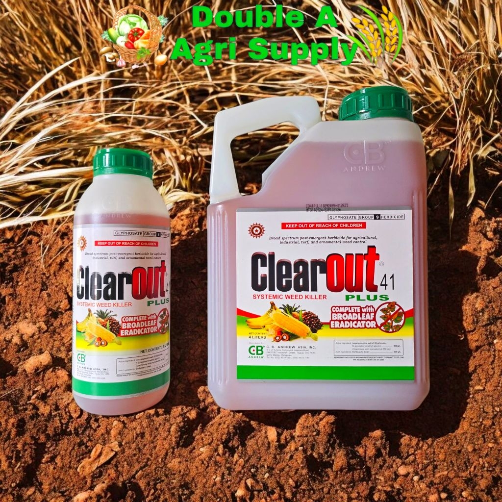 Clear Out Plus (Glyphosate) Herbicide / Systemic Weed Killer with ...