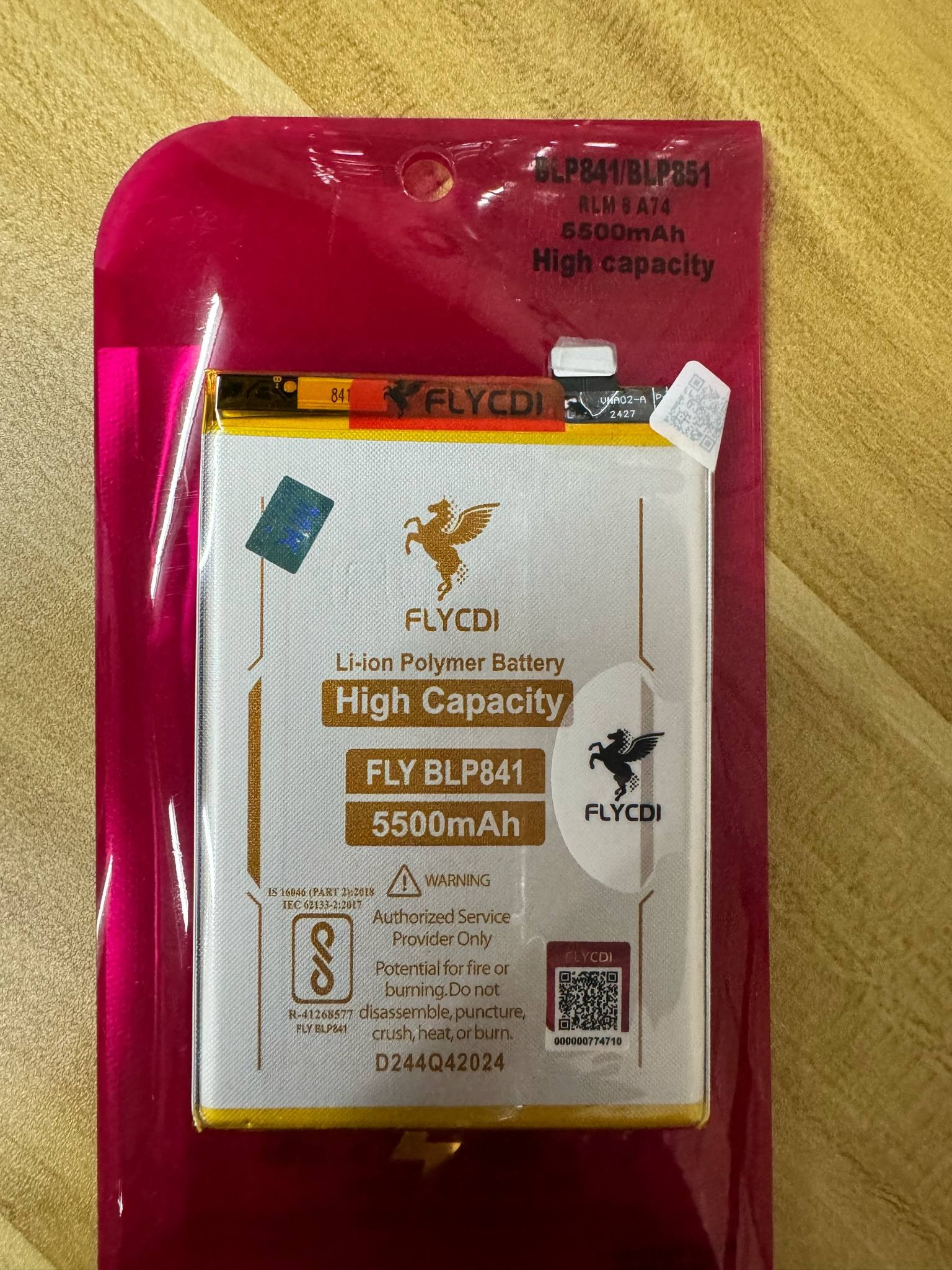 Flycdi blp841/blp851 battery for realme 8/ A74 4g 5g / A95 4G /F19 F19S ...