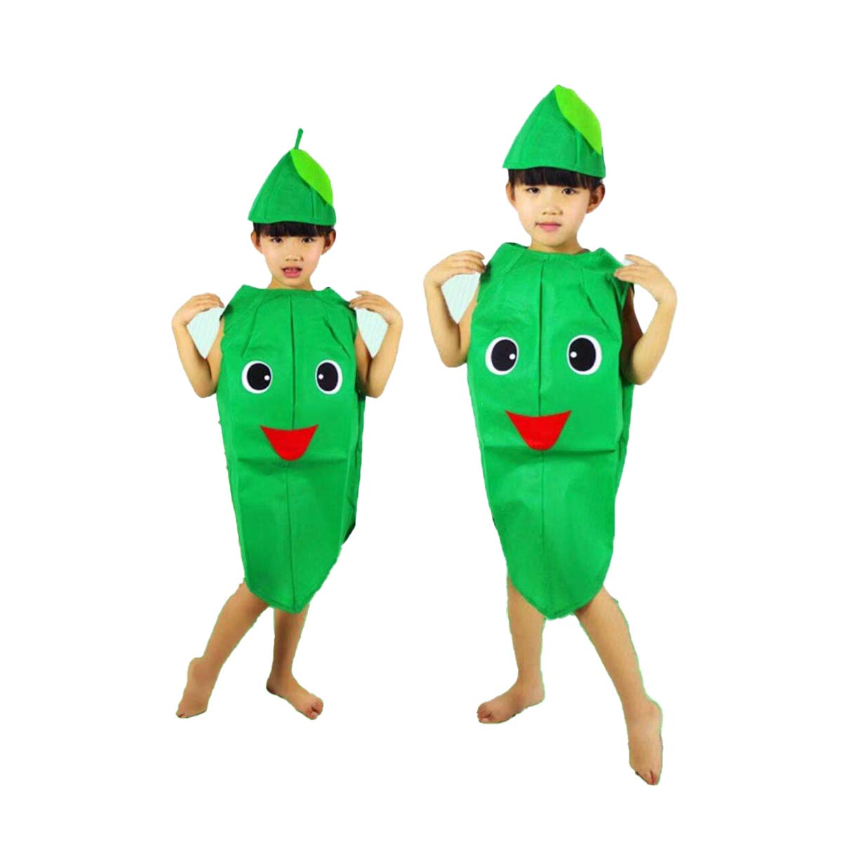 Nutrition Month Cucumber /Pipino Kids Costume Non-woven Fabric Fruit ...
