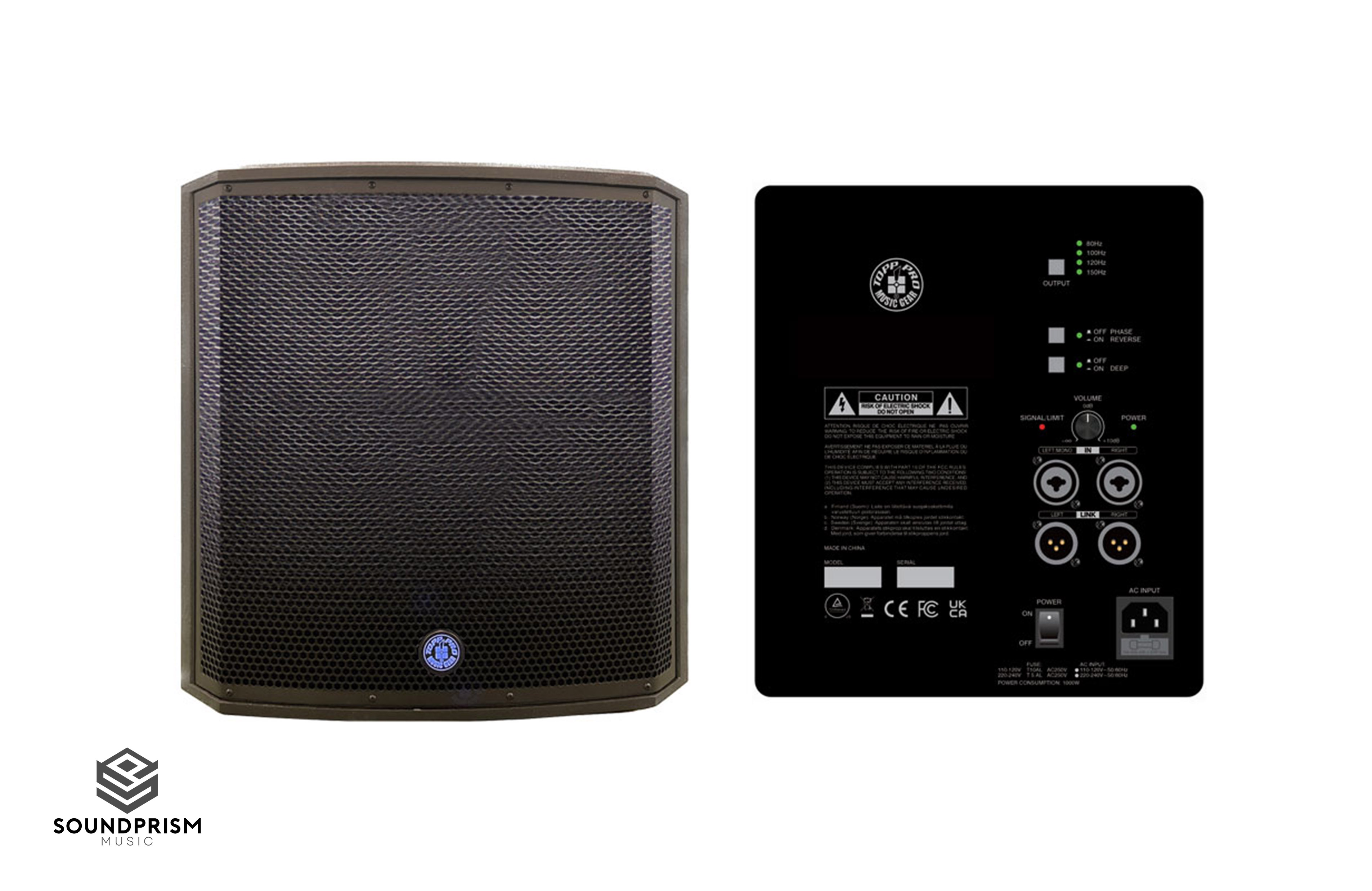 Topp Pro MAXX 15SA DSP Active Subwoofer Speaker Cabinet | Shopee ...