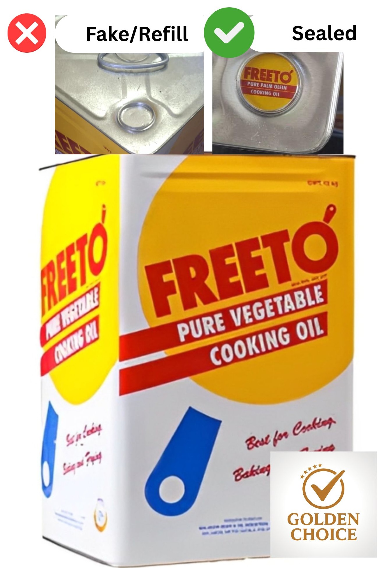 Freeto Pure Vegetable Cooking Oil 16kg (Sealed) | Shopee Philippines