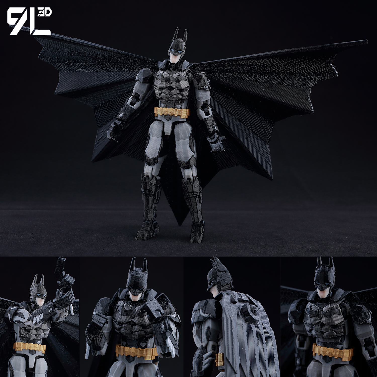 t13 action figure 3D Printed Batman Anime Characters Lucky Dummy 13 ...
