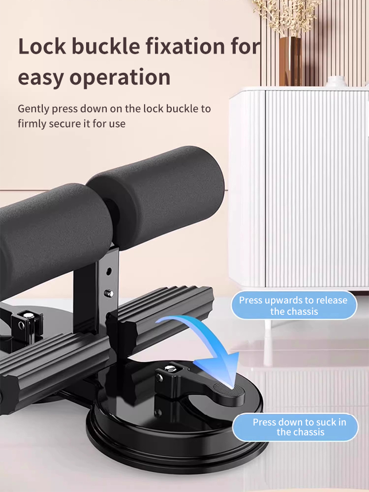 VOVOVA Home Gym Double Suction Sit Up Bar Push Ups Exercise Equipment ...