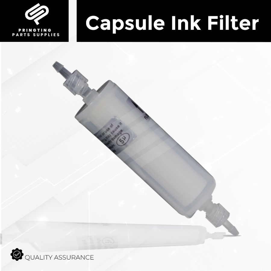 PPS 5μm Ink Filter Capsule (80mm Length) For 6*4mm Ink Tube – Solvent ...