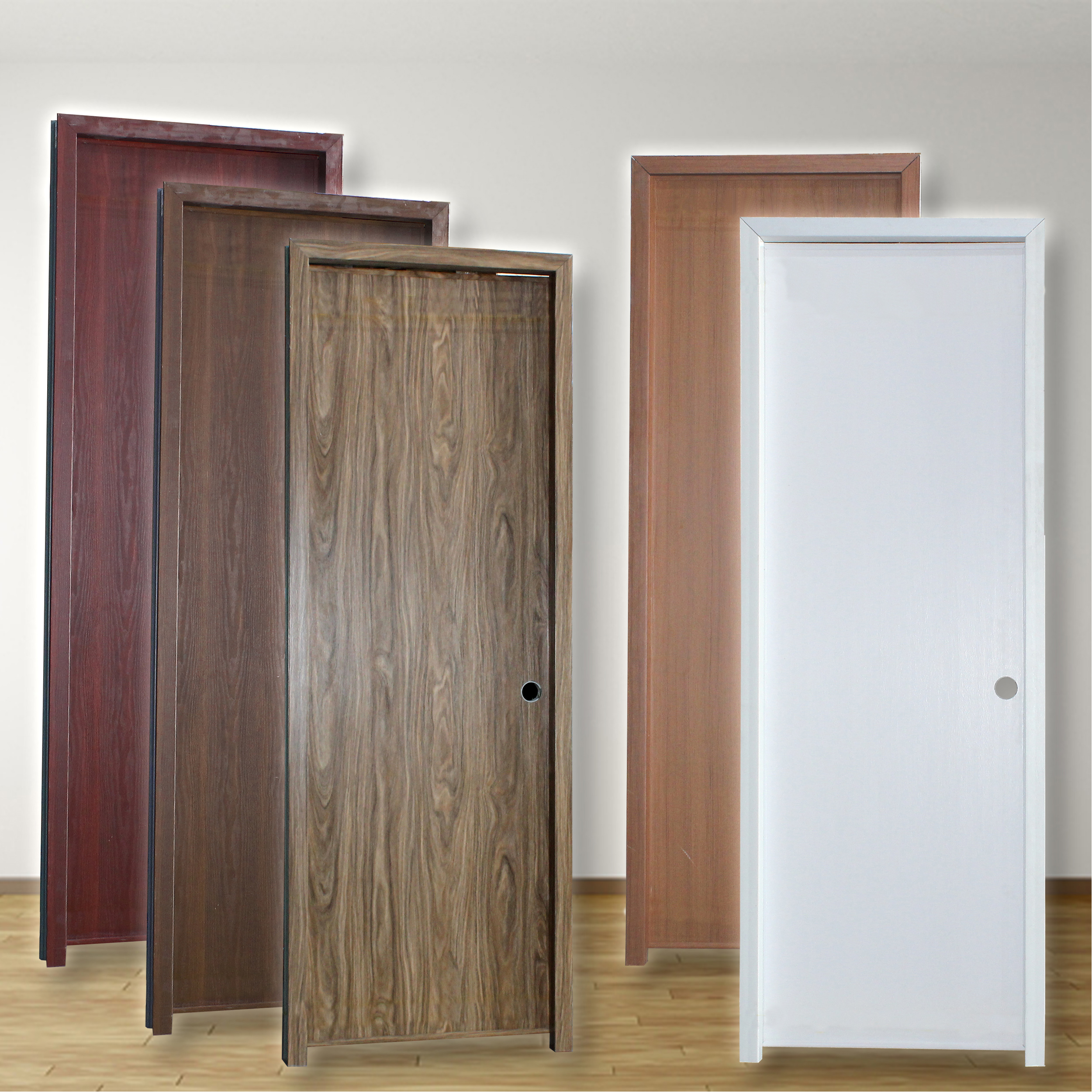 PRETTY DOOR Modern and Premium Bedroom Laminated PVC Doors | Shopee ...