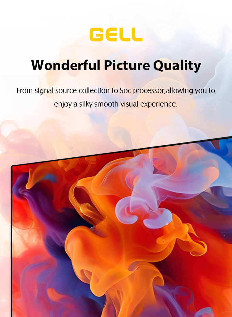 GELL 43 Inch Smart TV Android 50 Inch LED TV 43 Inch Flat Screen TV ...