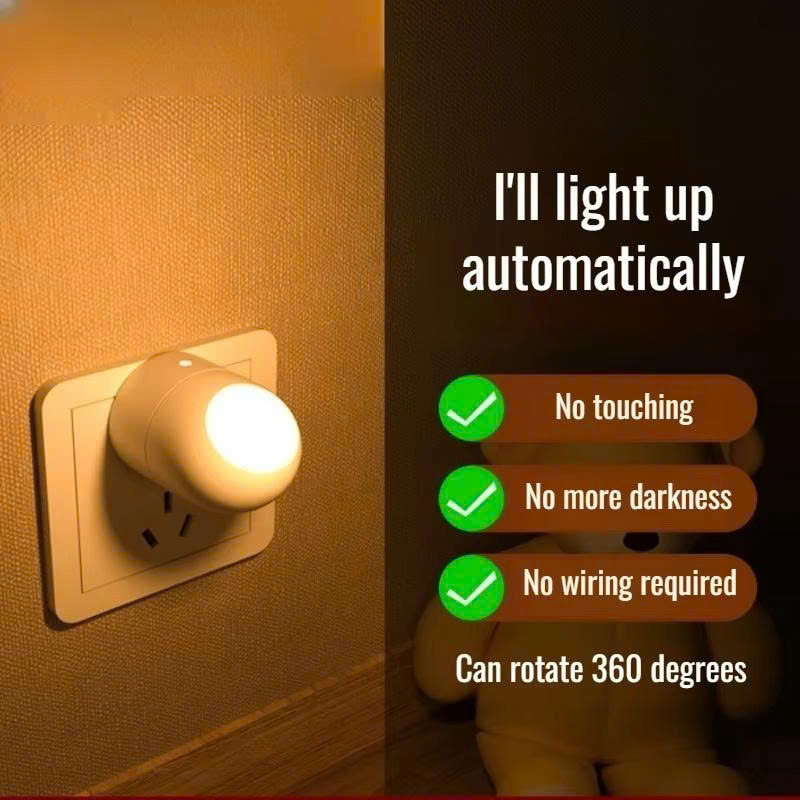 360° Light-sensitive Night Light Eye Protection Reading Mini Lights ...