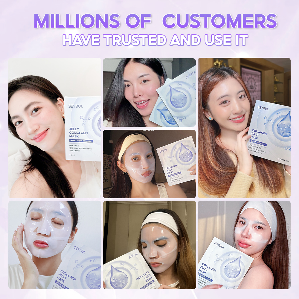 SEYOUL Collagen Jelly Mask - Brightening, Deeply Moisturizing, Making ...