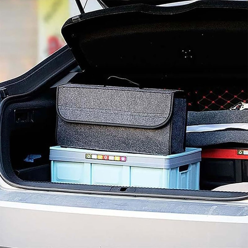 Foldable Car Trunk Storage Box Car Soft Felt Storage Box Container Box ...