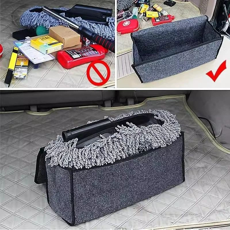 Foldable Car Trunk Storage Box Car Soft Felt Storage Box Container Box ...