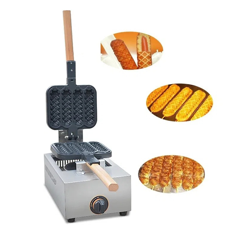 Commercial gas 4-piece puff pastry machine,baked puff pastry stick ...
