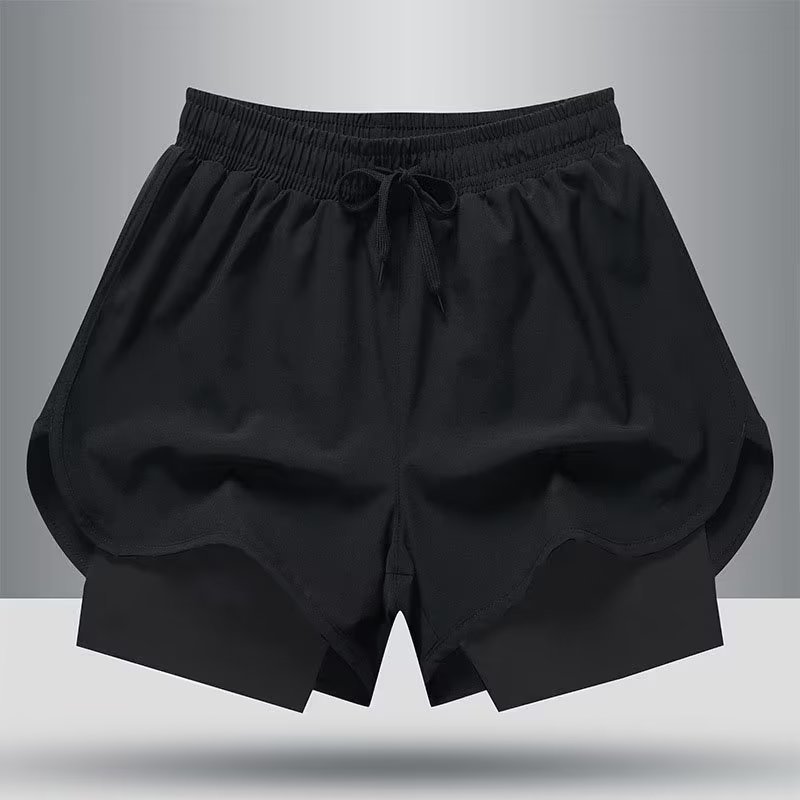 【Buy 1 Take 1】2 In 1 Shorts For Man Sports Quick Drying Breathable ...