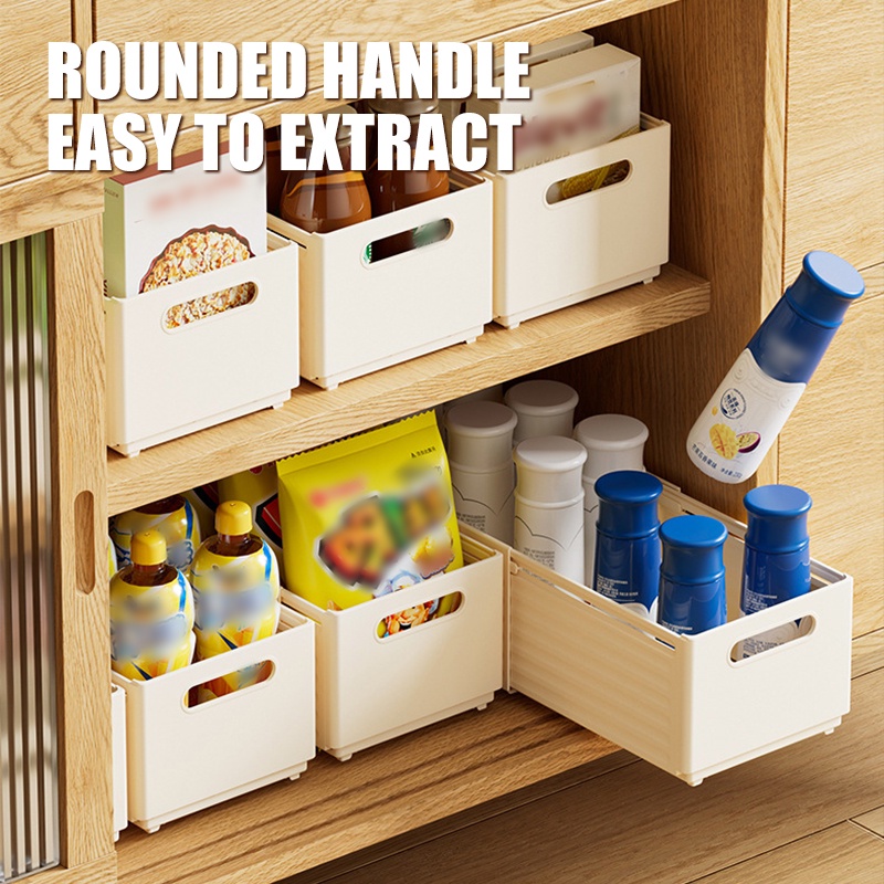 Retractable Storage Box Drawer Clothing Cabinet Storage Basket ...