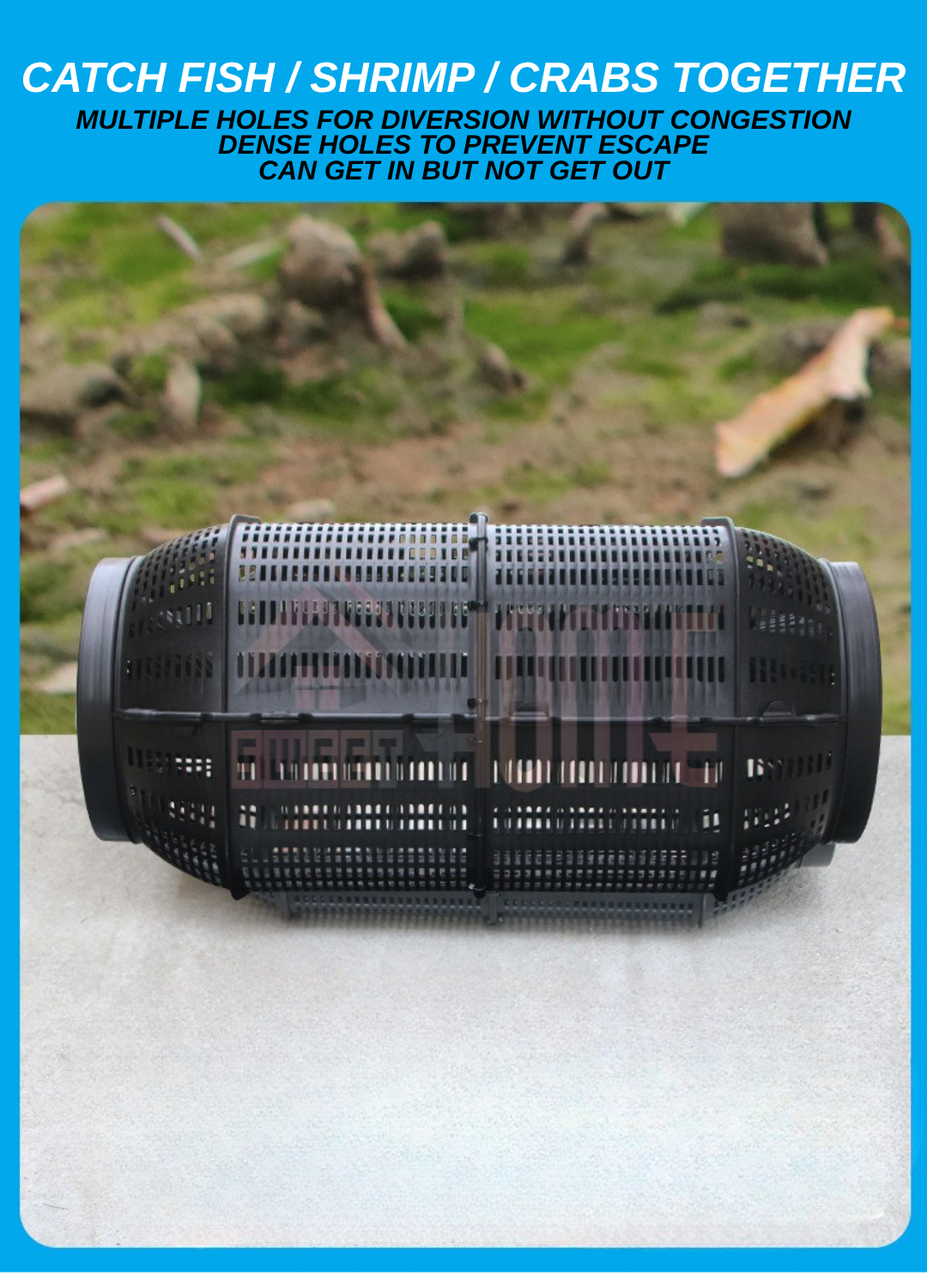 Fishnet Eel Loach Trap Fishing Cage Fishnet Automatic Eel Cage Plastic ...