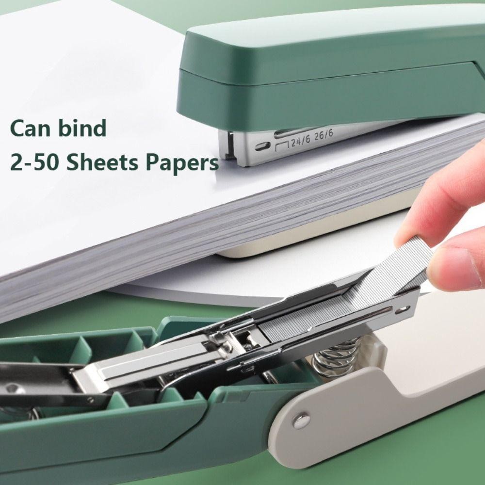 360 Stapler Rotation Heavy Duty Stapler 24/6 Staples Effortless Long ...