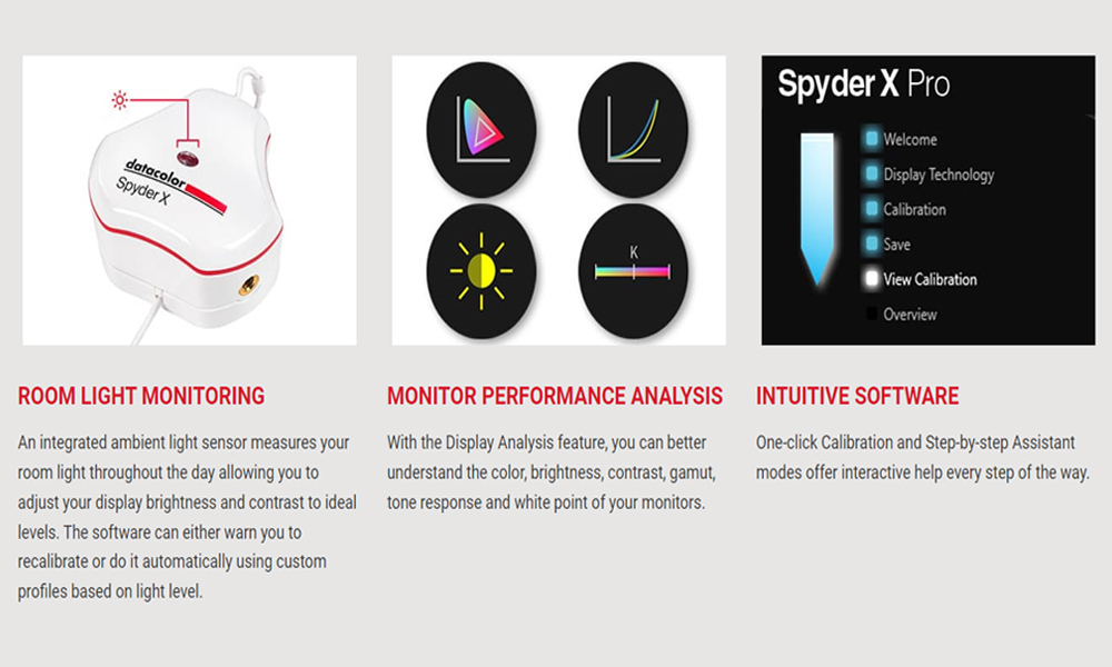 Datacolor Spyder X Pro Colorimeter Monitor Color Calibration Tool for ...