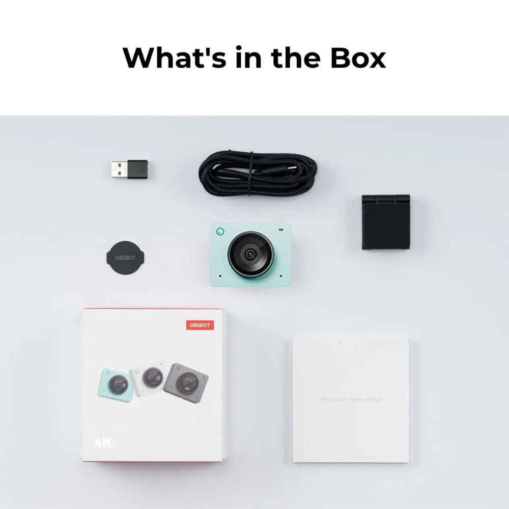 OBSBOT Meet 2 AI-Powered 4K Webcam with Auto Framing, Auto Focus, and ...