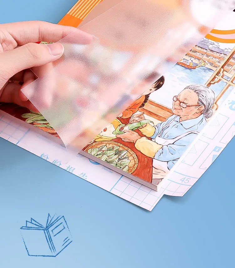 YASEN Self Adhesive Book Cover Transparent Waterproof Book Wrap ...