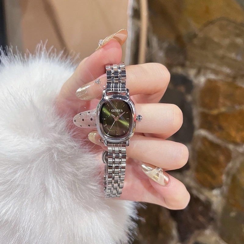 Relo Geneva Women Quartz Watch Luxury Oval Tonneau Shaped Vintage ...