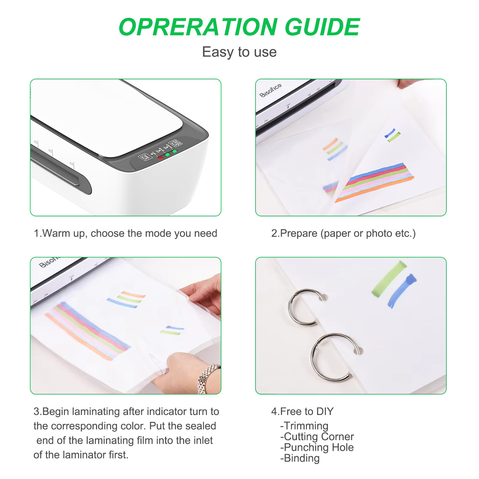 Officom 5in1 SL688 A4 Laminator Hot and Cold Laminating Machine w/ Cut ...