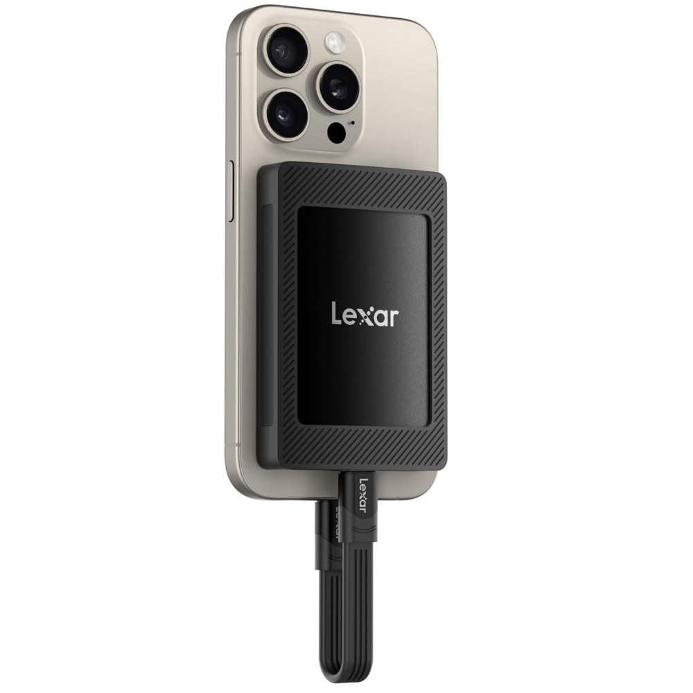 Lexar 2TB 1TB SL500M Portable SSD and Magnetic Set for iPhone 15 / 15 ...