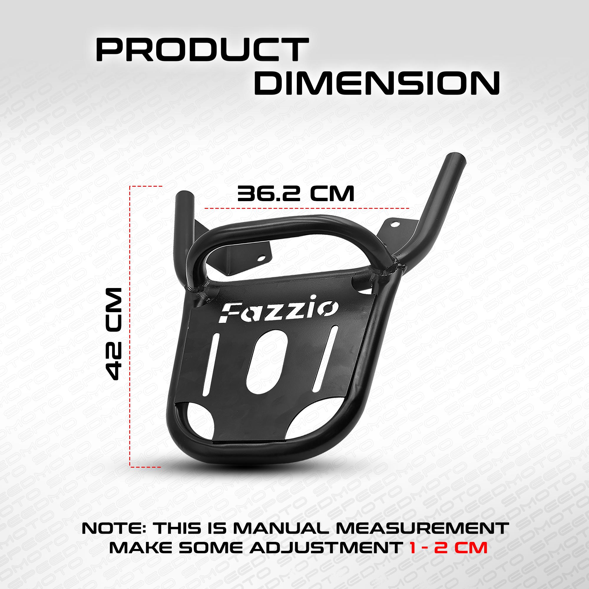 MOKOTO FAZZIO TOP BOX RAVEN BRACKET MKT-11156 BLACK HEAVY DUTY REAR ...