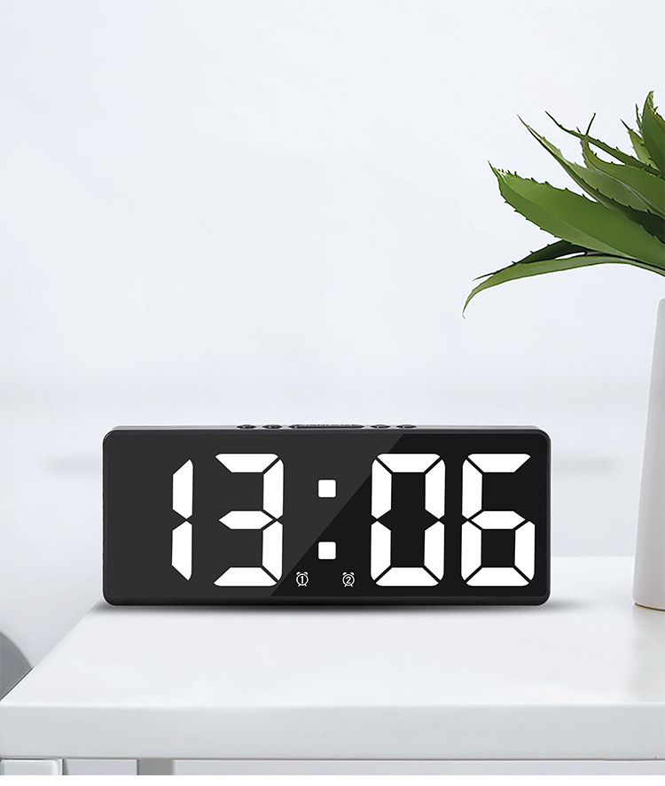 Multi-Functional LED Digital Display Small Alarm Clock Temperature ...