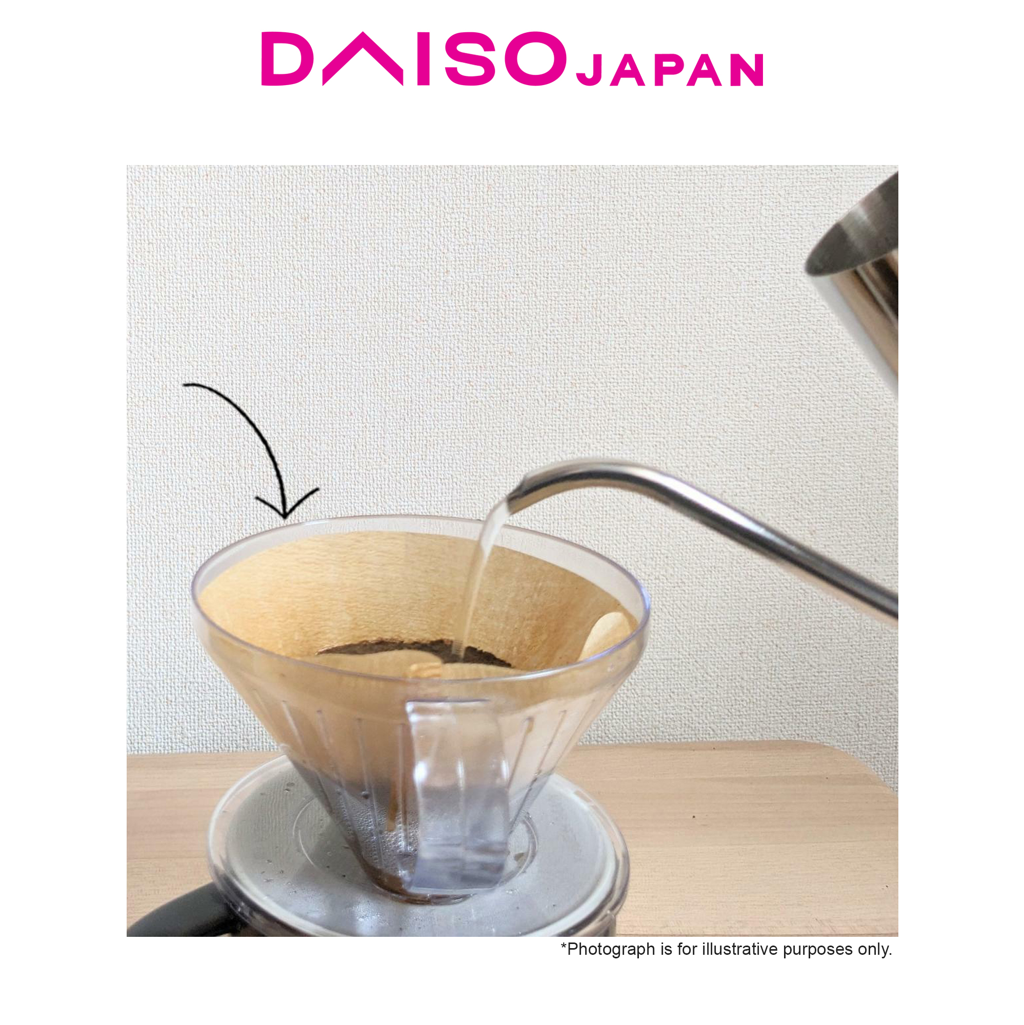 Daiso Coffee Dripper (Clear, 1-2 cups) | Shopee Philippines