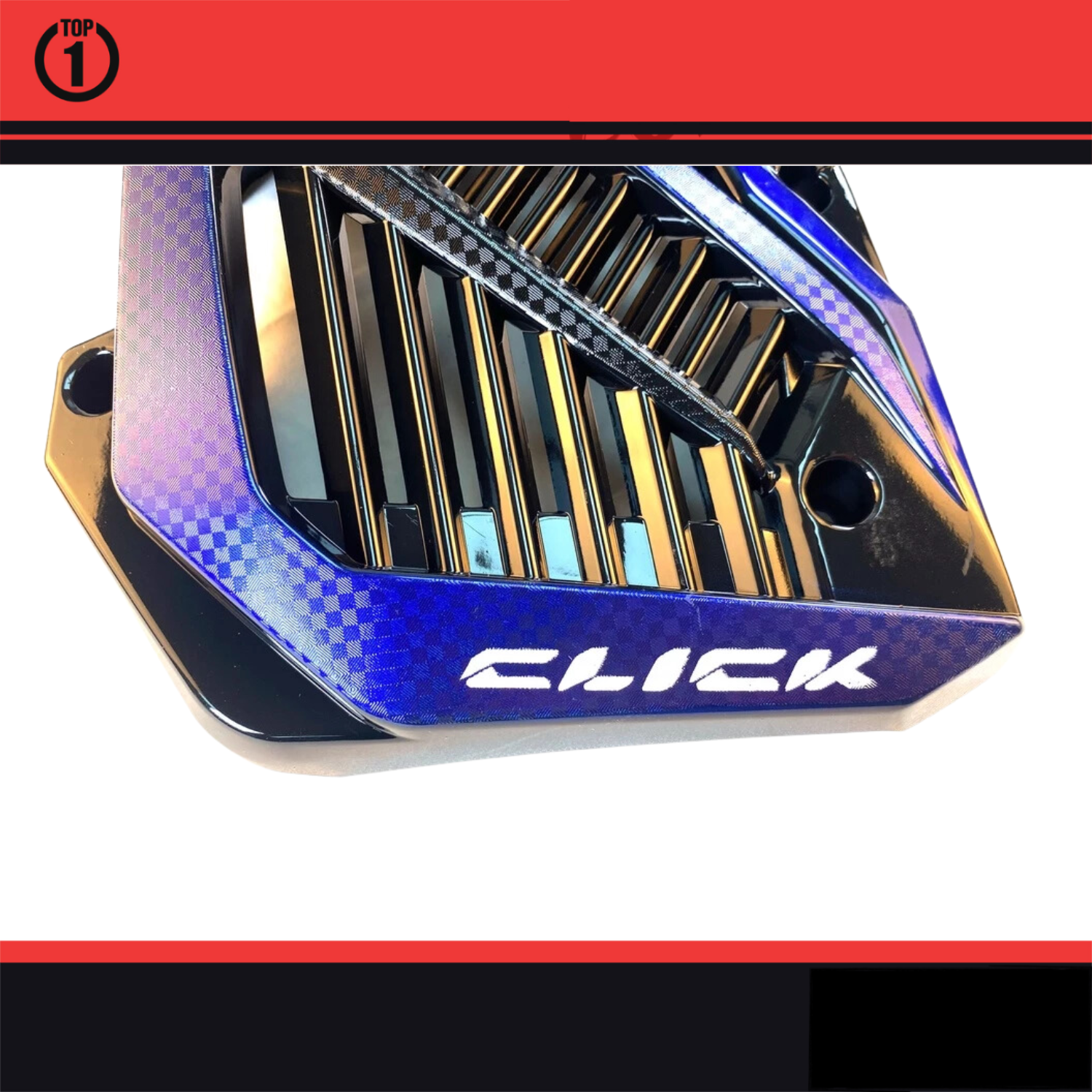 TOP1 New 2 Tone High Quality Radiator Cover For Honda Click 125i 150i ...