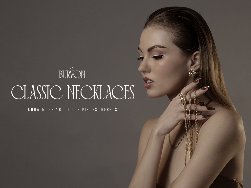 Burvon The Classic Collection Necklaces (Plain Chain Jewelry) | Shopee ...