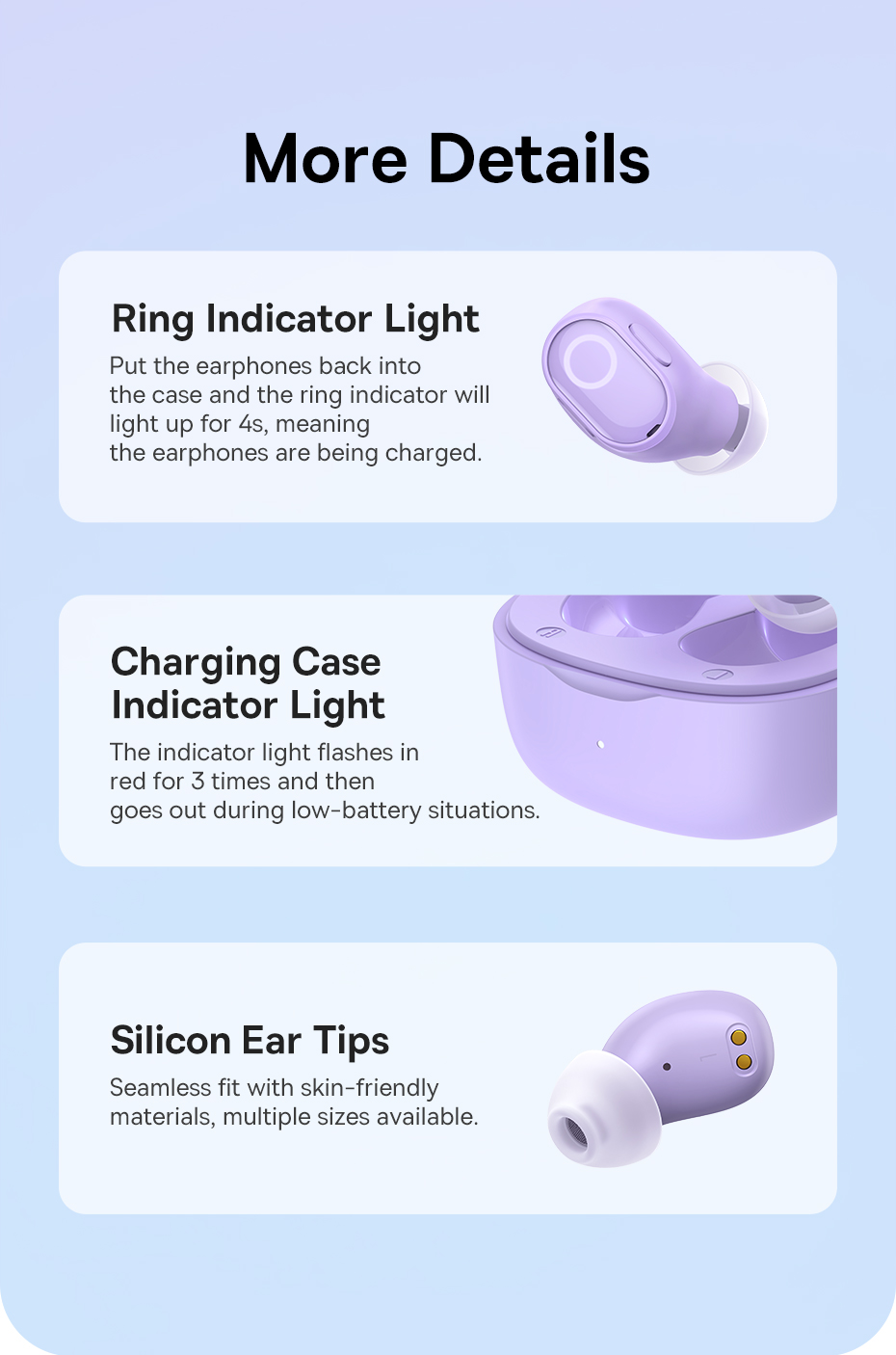 Baseus WM02 True Wireless Earphones Transparent Capsulelike Case ...