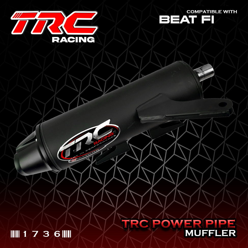 TRC Racing Beat FI V2 Power Pipe Muffler Exhaust 1736 | Shopee Philippines