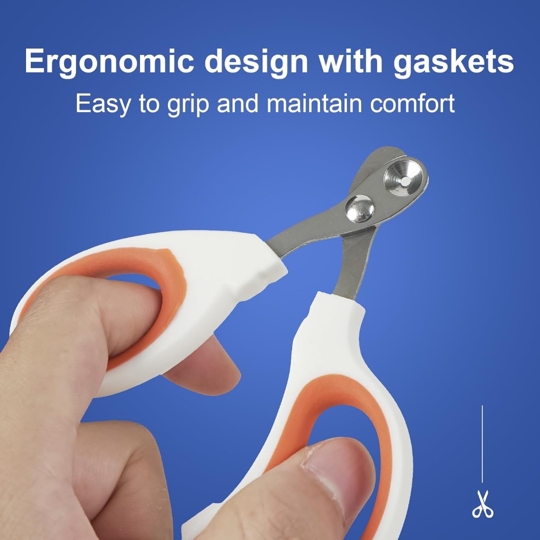 Cat Nail Clippers with Circular Cut Hole Avoid Over Cutting Pet Nail ...