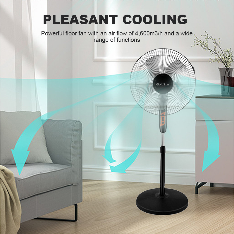Keycool 16/14 Inch Energy Saving Strong Wind Electric Fan - Stand Fan ...