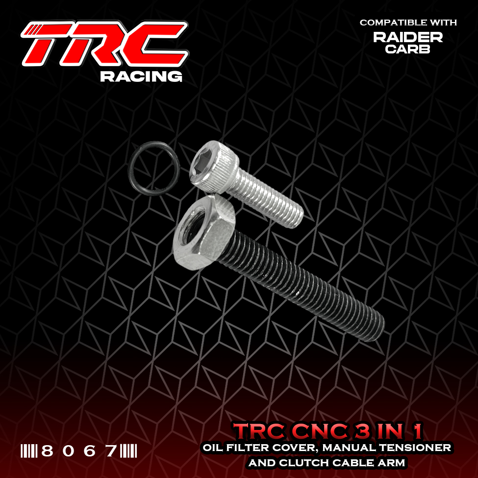 TRC Racing CNC 3in1 Set (Oil Filter Cover, Manual Tensioner & Clutch ...