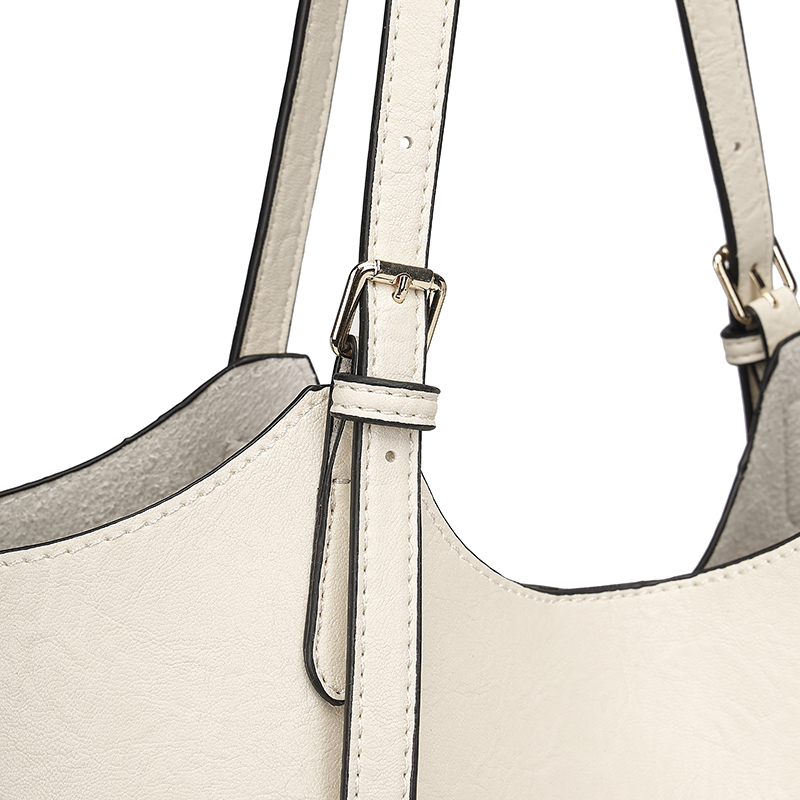 【High-End Mumu】M341 Simple 2in1 Large Leather Women Shoulder Bag Office ...