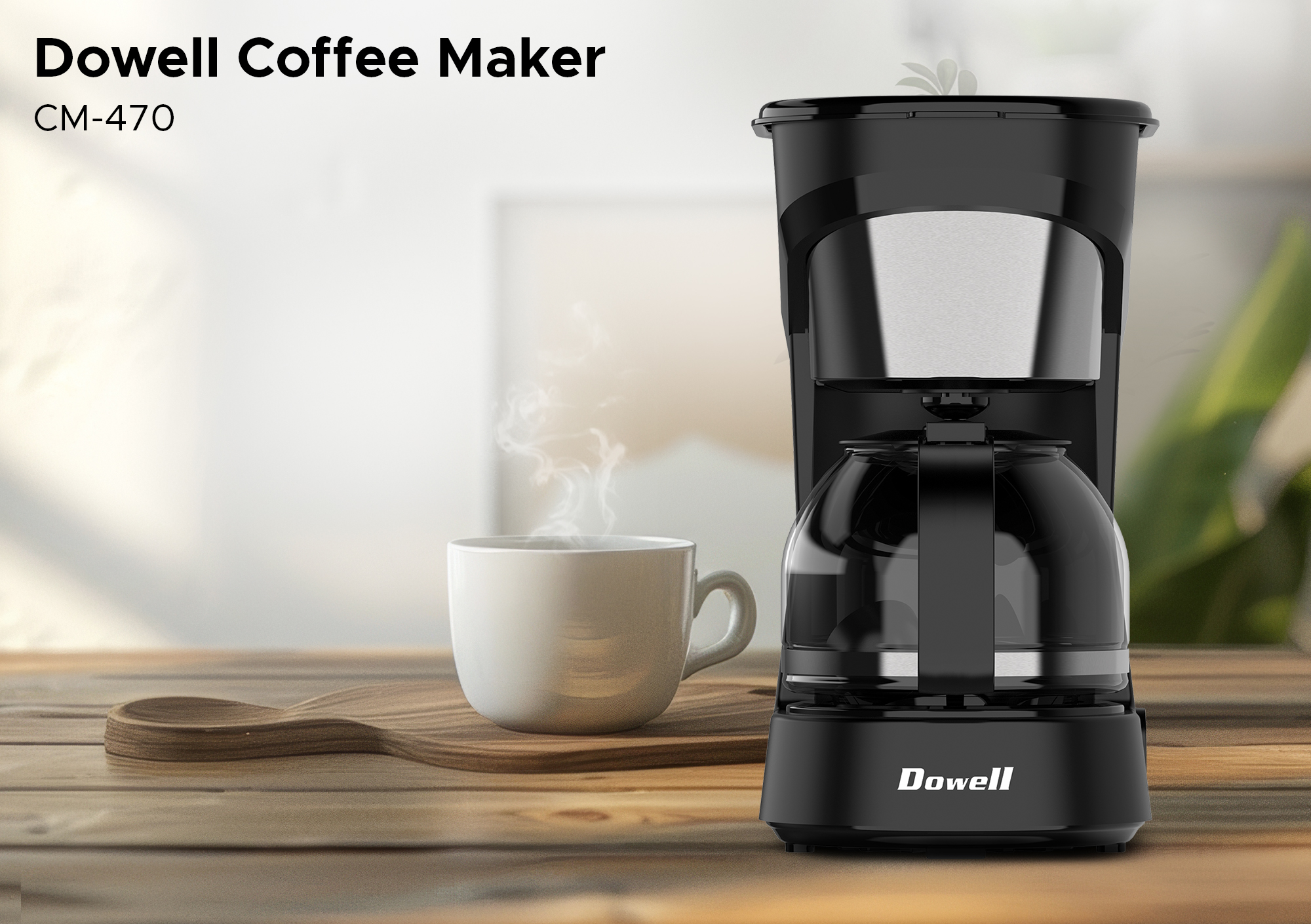 Dowell 600 ml 5 Cups Coffee Maker | CM-470 | Shopee Philippines