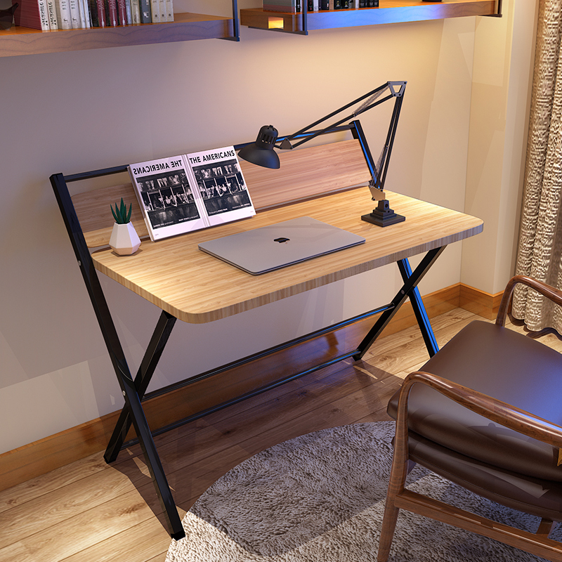 【Foldable】Student study table With Shelf Portable Computer Table Study ...