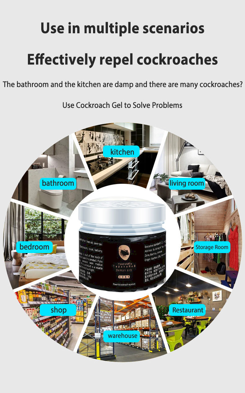 Cockroach killer gel Effective Anti Cockroach Repellent Magic Box trap ...