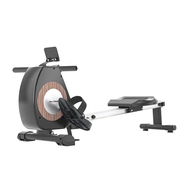 Rowing Machine Foldable 8-level Adjustable Resistance Rower with LED ...
