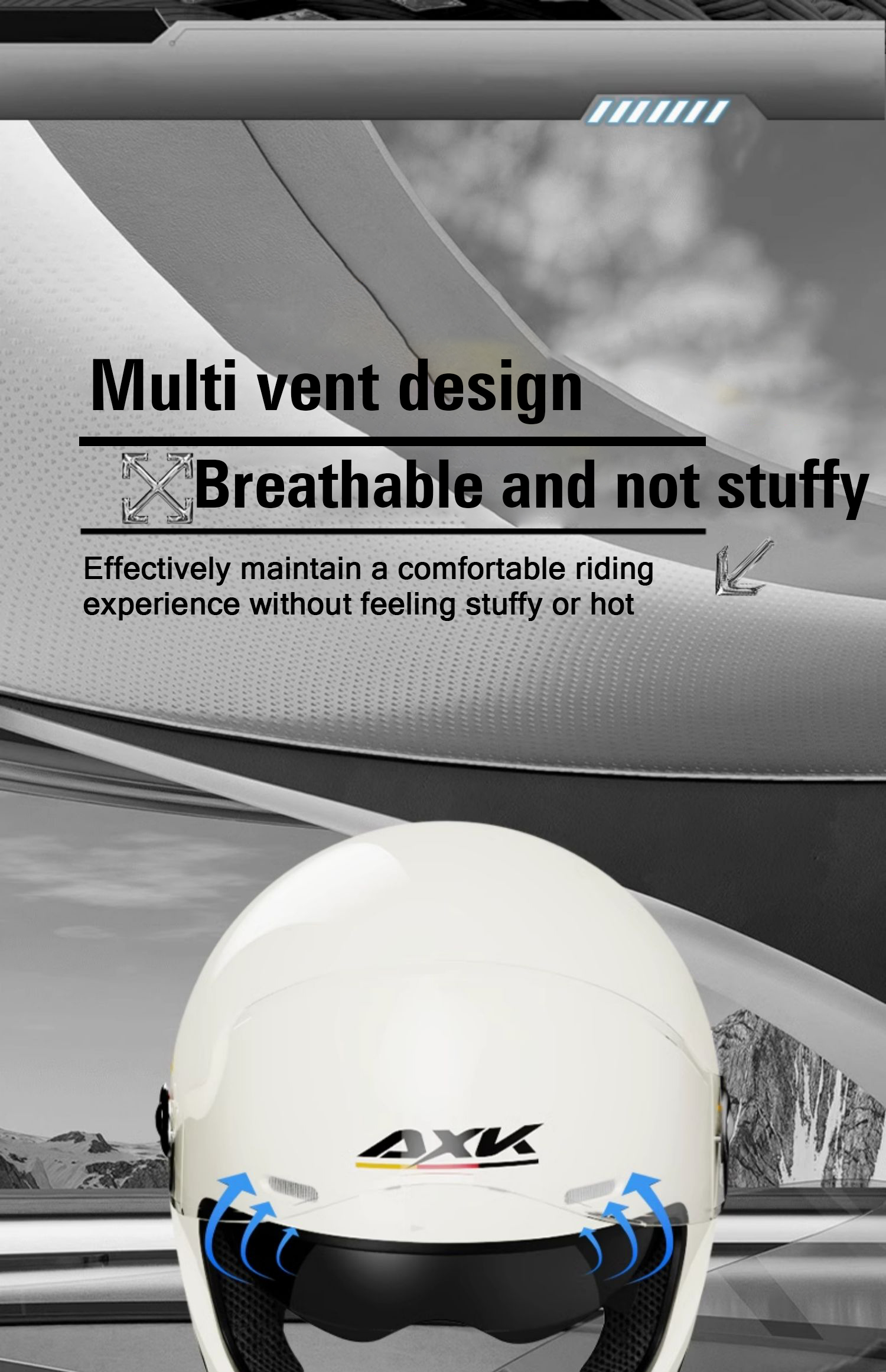 AXK Full Face Motorcycle Street Bike Helmet With Box 2 Visors | Shopee ...