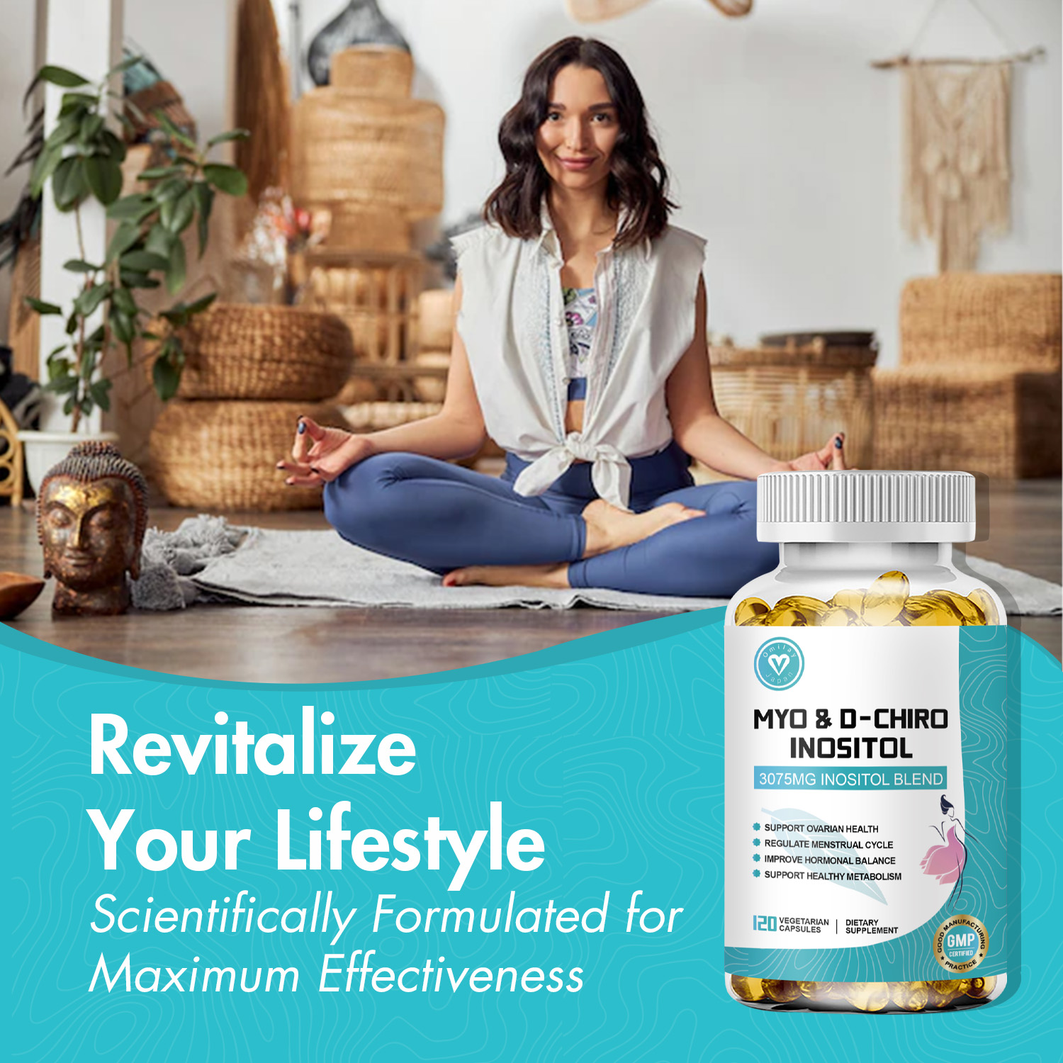 Omilay Myo & D-Chiro Inositol Capsule Support Ovarian Function ...