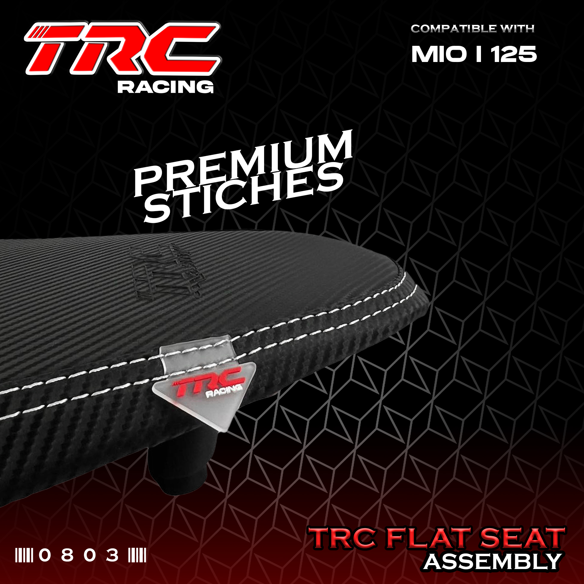 TRC RACING FLAT SEAT ASSEMBLY for MIO I CARBON TYPE 0803 | Shopee ...