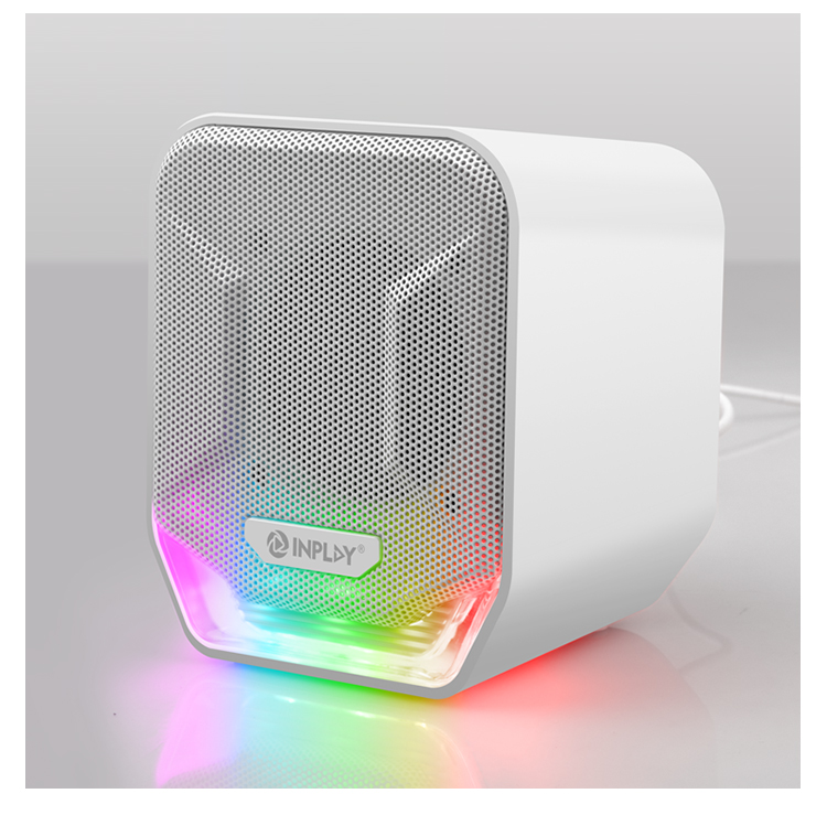 Inplay MS003 Mini RGB Speakers 3D Surround Shocking Bass Boost USB+3 ...