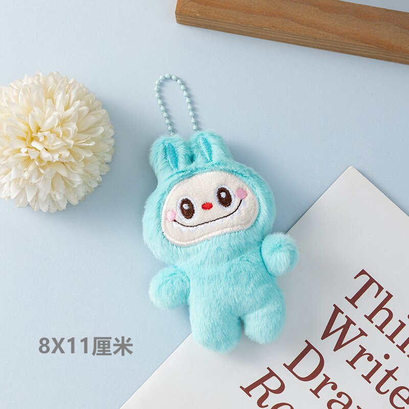 Labubu Plush Toy Cartoon The Monsters Pendant Soft Stuffed Doll ...