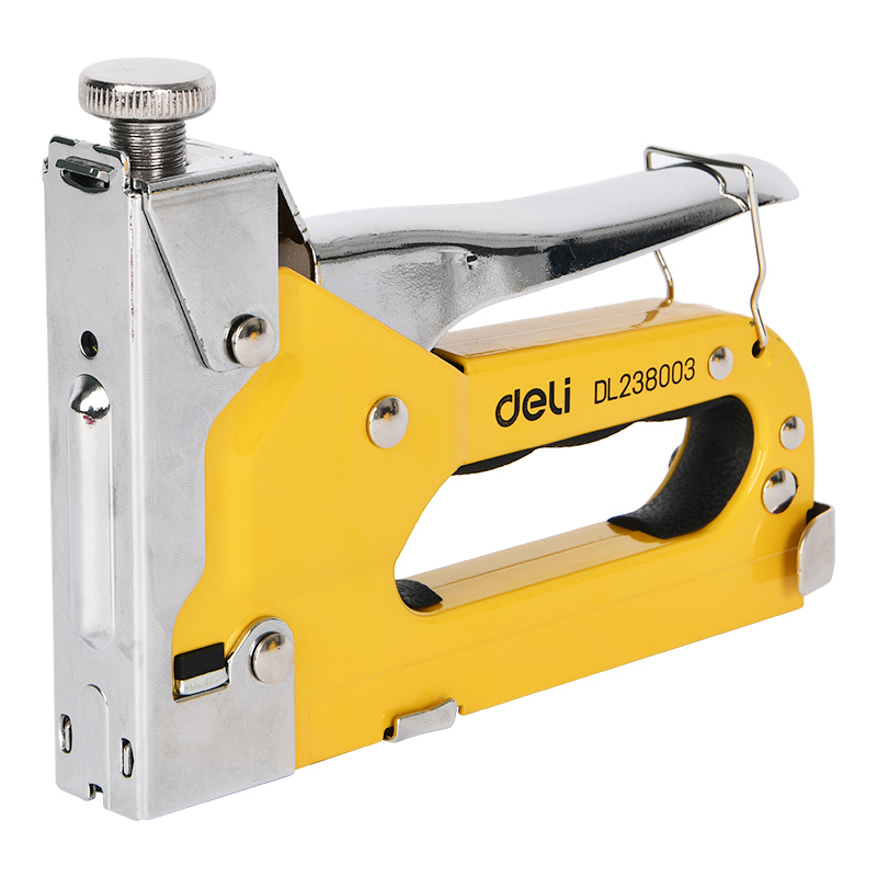 Deli Tools Staple Gun Nail Gun Professional Single-use Heavy Duty Gun ...