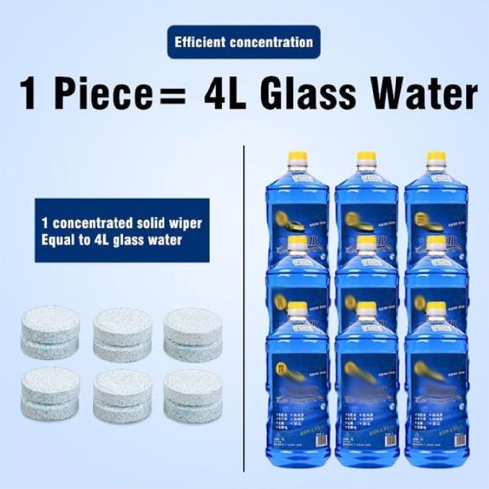 6PCS Windshield Washer Tablets Windshield Washer Fluid Concentrate Use ...